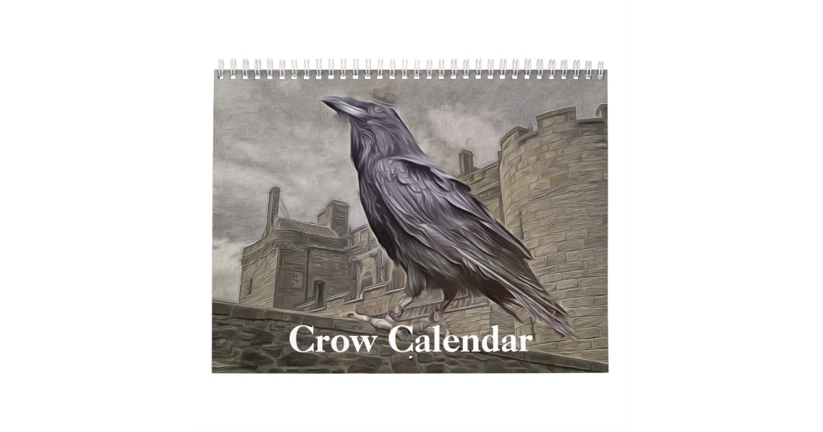 Crow Raven 2026 Calendar | Zazzle