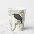 Crow Raven Koson Japanese Bird Paper Cups | Zazzle