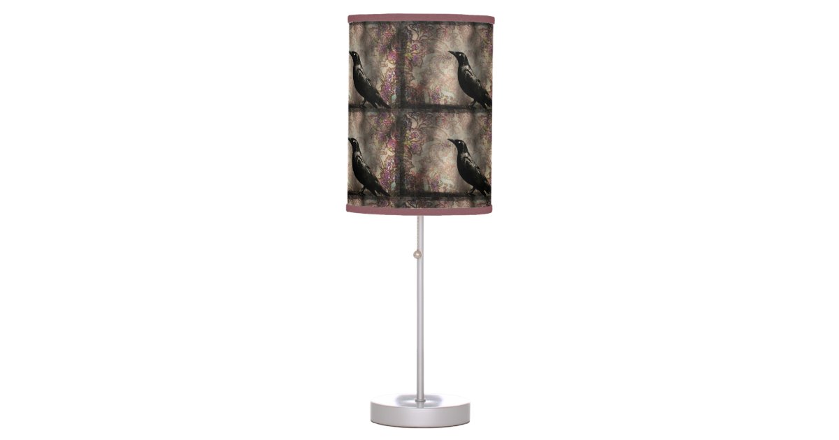 Crow/Raven Photo Table Lamp | Zazzle
