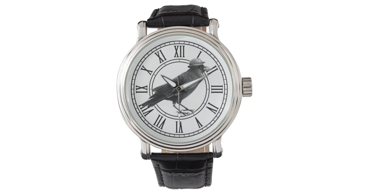 Crow Raven Watch | Zazzle