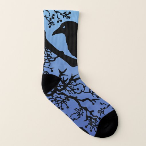 crow shadow socks | Zazzle