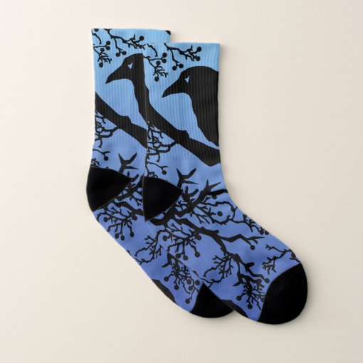 crow shadow socks | Zazzle
