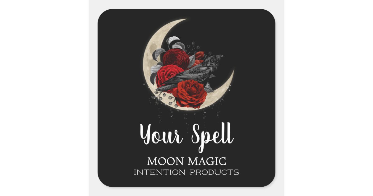 Crow Spell Labels | Zazzle