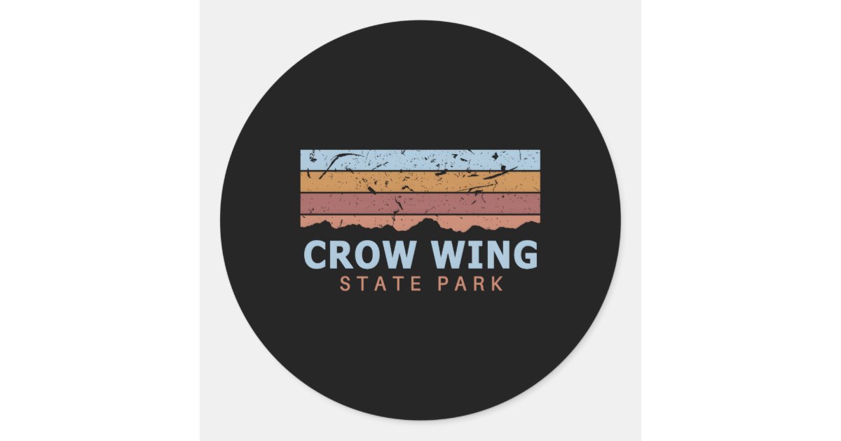 Crow Wing State Park Minnesota Classic Round Sticker | Zazzle