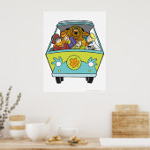 Crowded In The Mystery Machine Poster | Zazzle