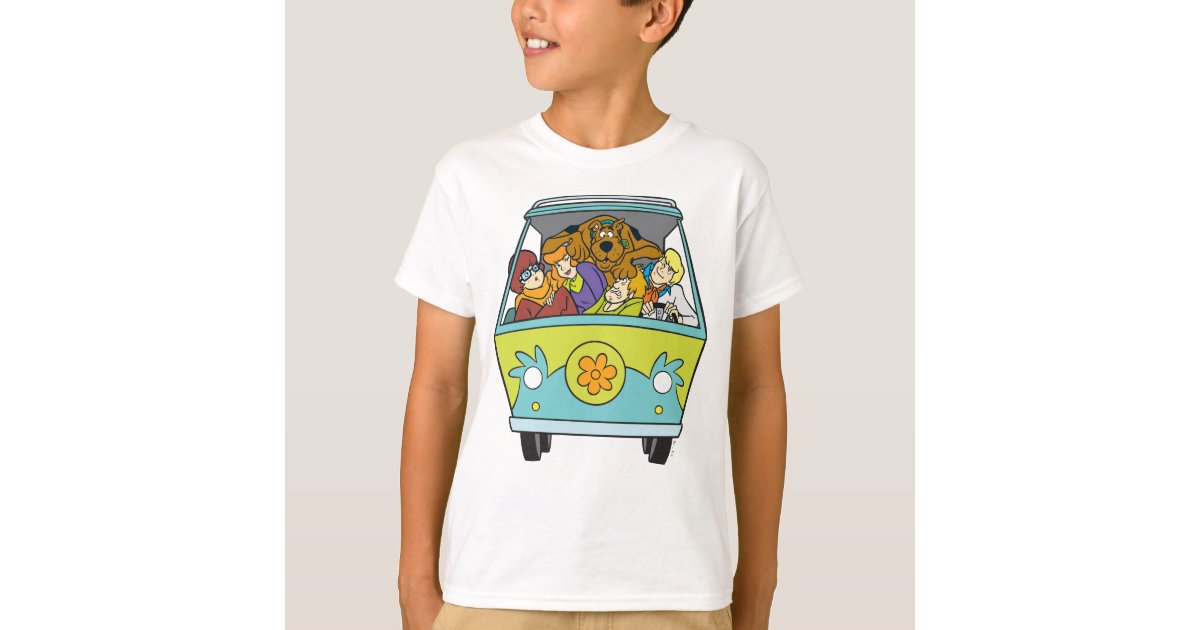 Crowded In The Mystery Machine T-Shirt | Zazzle