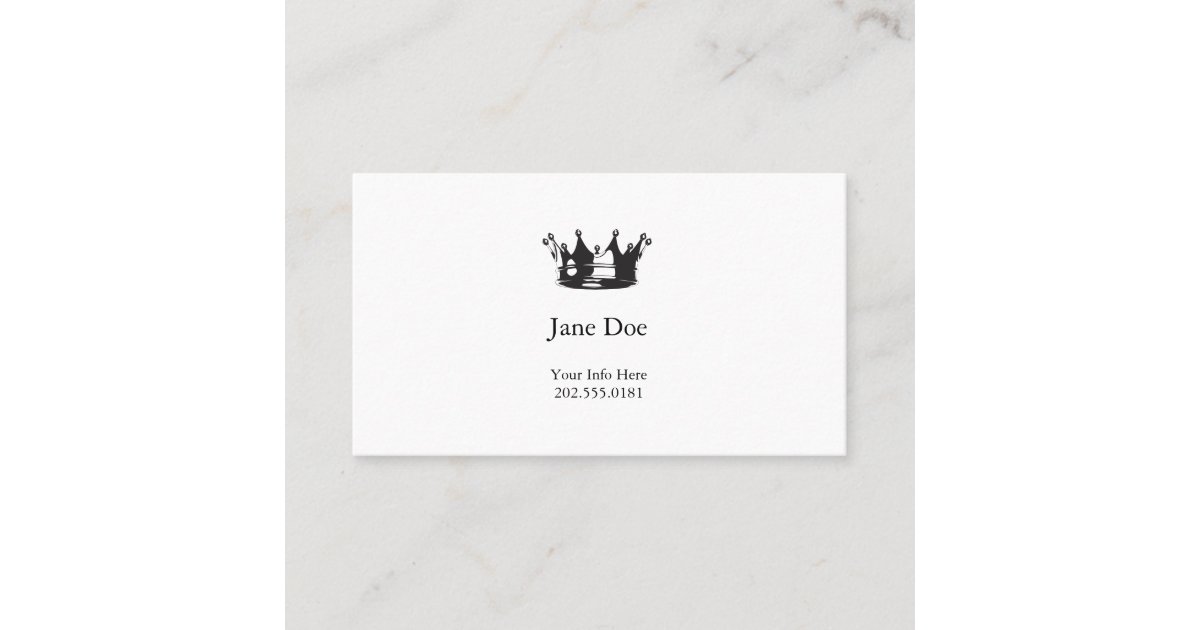 Crown Business Card | Zazzle