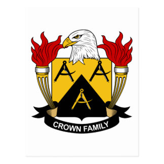 Heraldry With Crown Postcards | Zazzle