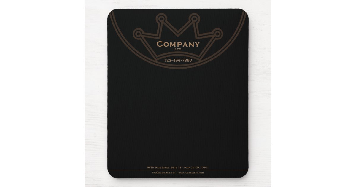 Crown Logo Mousepad | Zazzle