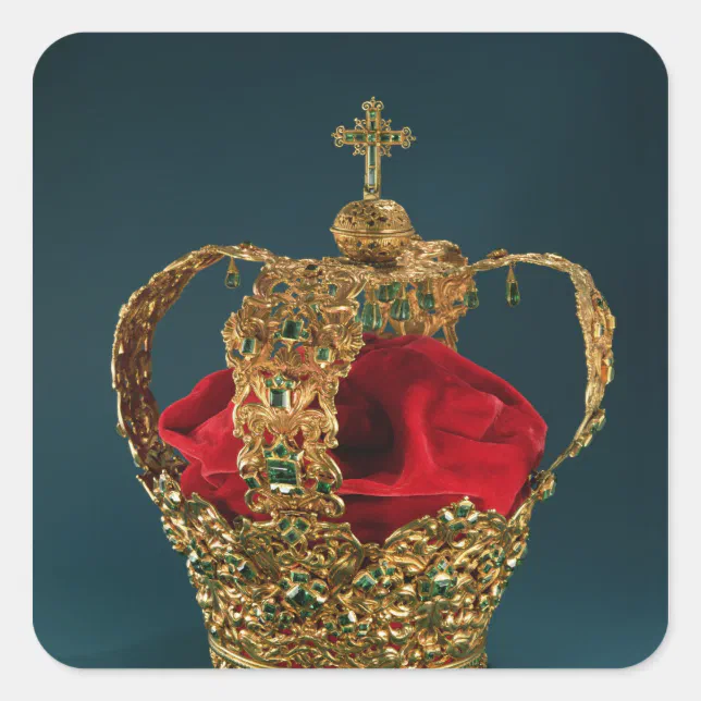 Crown of the Andes Square Sticker | Zazzle