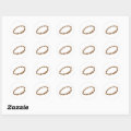 Crown of Thorns Classic Round Sticker | Zazzle