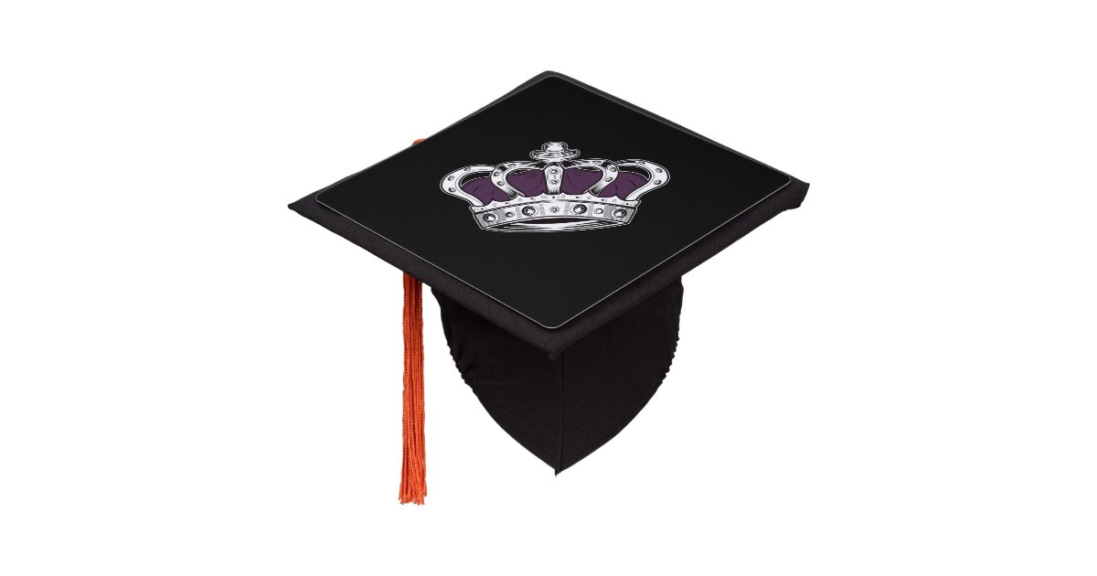 Crown - Purple Graduation Cap Topper | Zazzle
