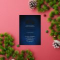 Crown Tiara Navy Gold Quinceañera Invitation Foil Invitation | Zazzle