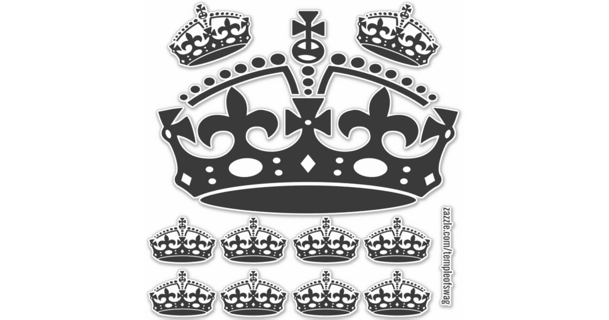 Crowns Sticker | Zazzle