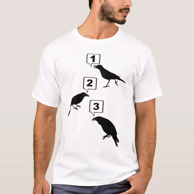 Crows Counting T-Shirt | Zazzle
