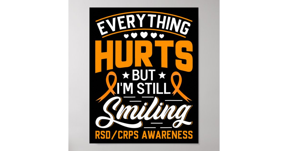 CRPS Complex Regional Pain Syndrome Awareness Nove Poster | Zazzle