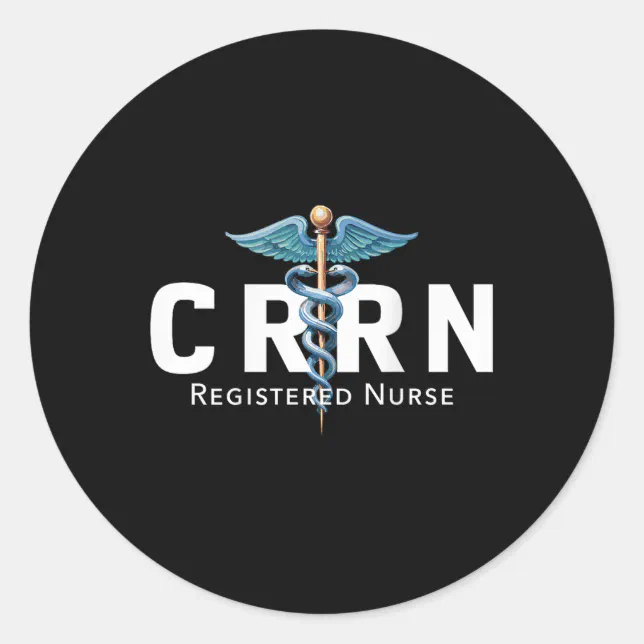 Crrn Certified Rehabilitation Registered Nurse Hos Classic Round ...