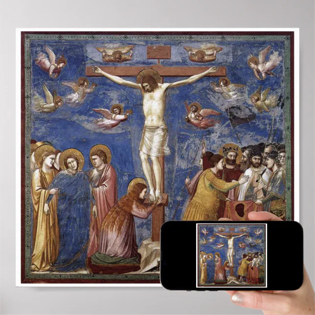 Crucifixion of Jesus Christ Art Poster | Zazzle