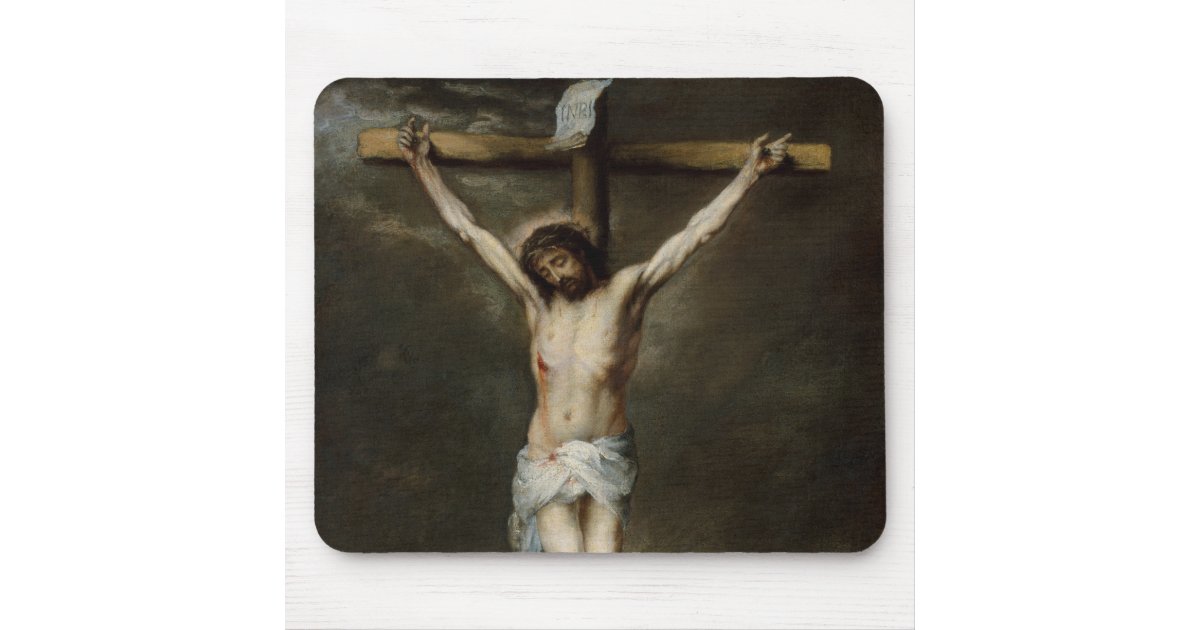 Crucifixion of Jesus Mouse Pad | Zazzle