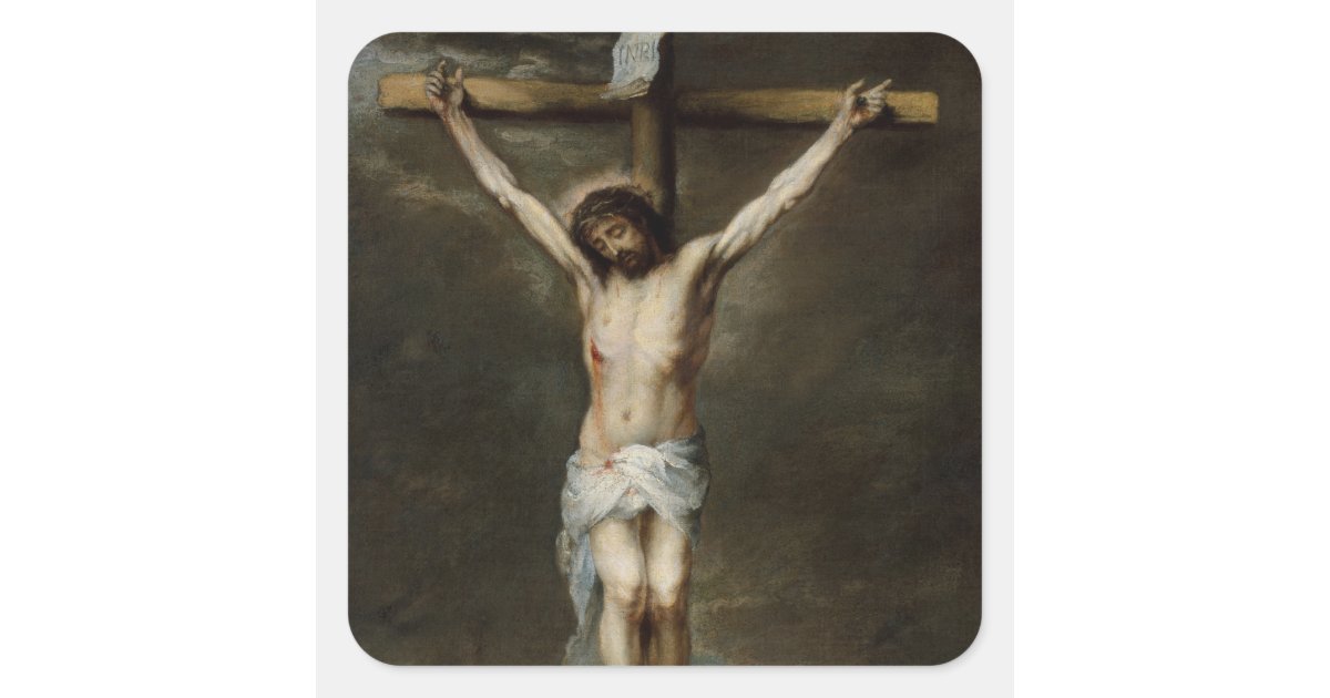Crucifixion of Jesus Stickers | Zazzle