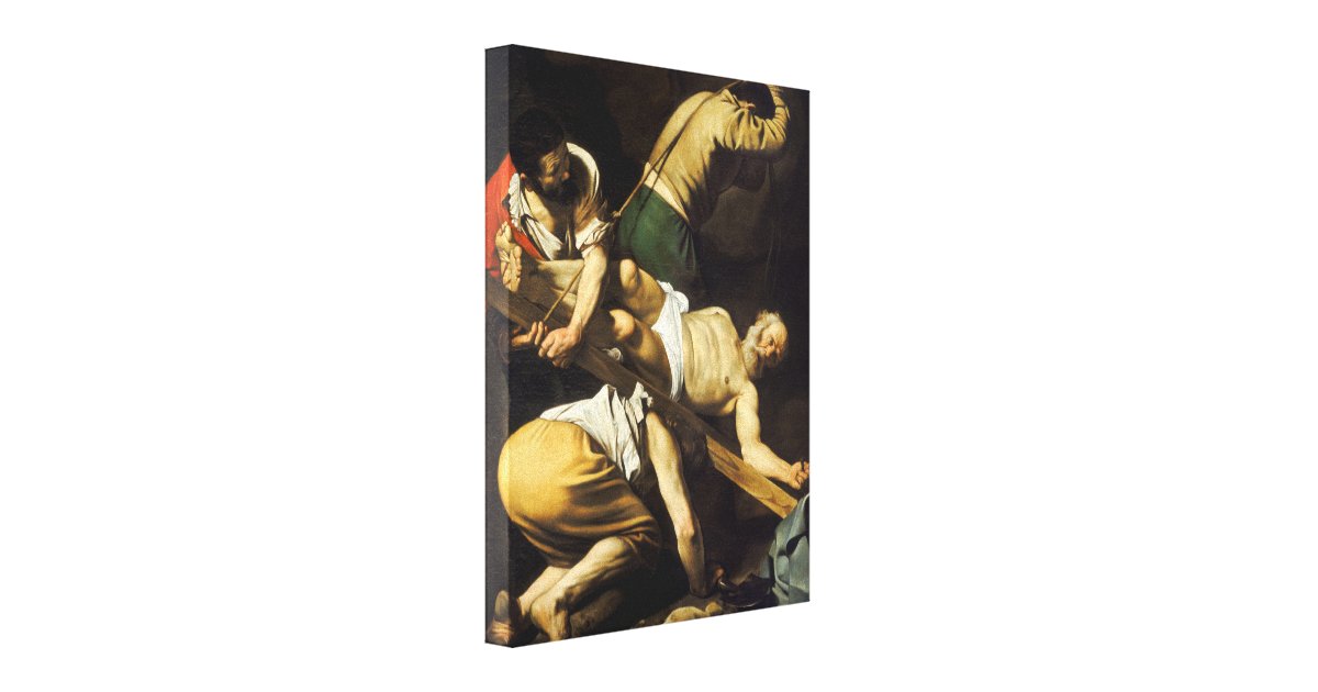 Crucifixion of Saint Peter - Caravaggio Canvas Print | Zazzle