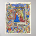 Crucifixion Virgin Mary Lent Good Friday Medieval Poster | Zazzle