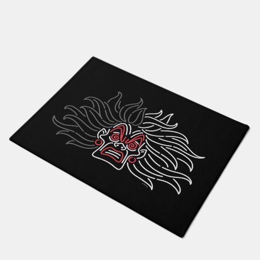 Cruella De Vil | Neon Face Doormat | Zazzle