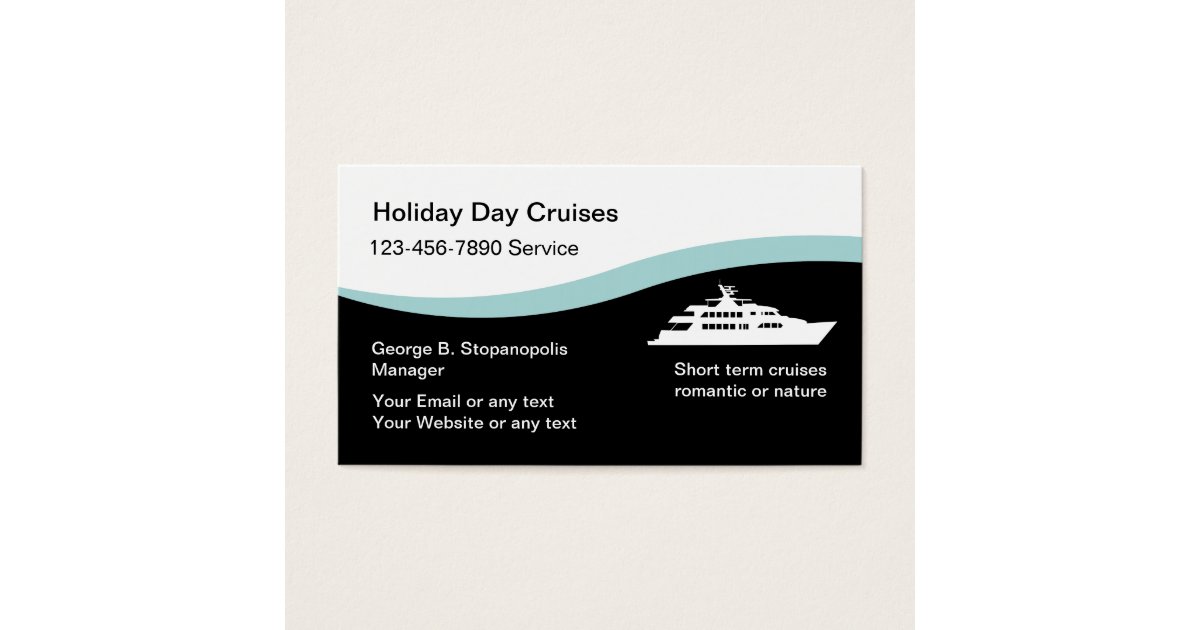 Cruise Line Travel Business Cards | Zazzle.com