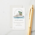 Cruise Palm Seascape Diaper Raffle Baby Shower Enclosure Card | Zazzle