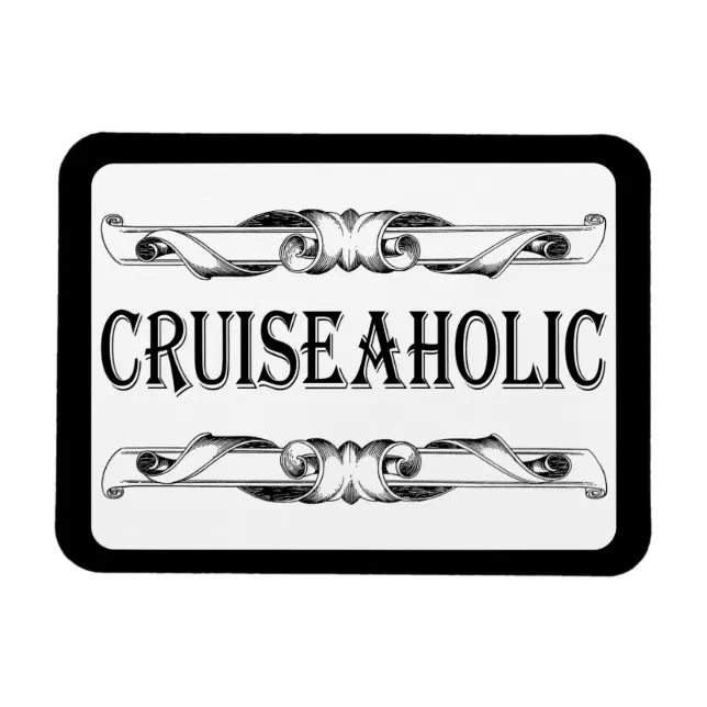 Cruise Ship Addict Stateroom Cabin Door Sign Magnet | Zazzle