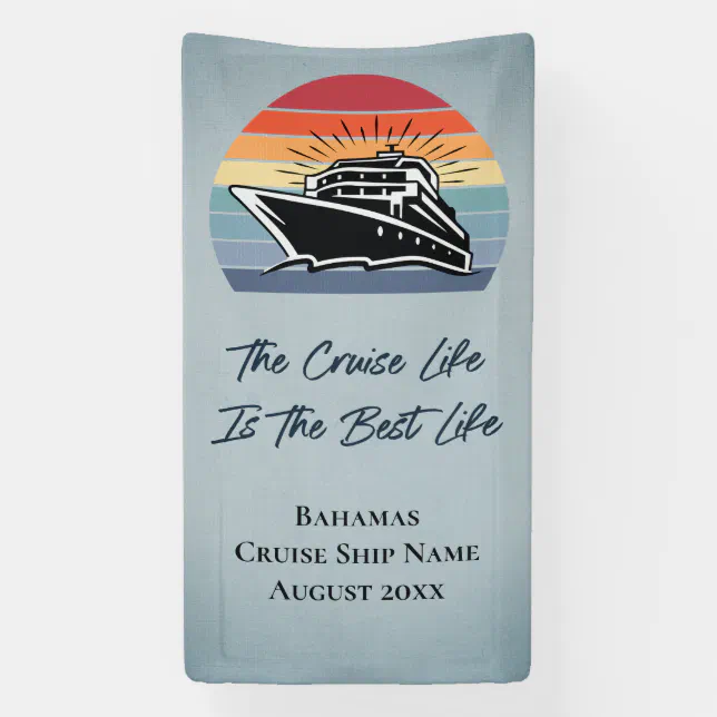 Cruise Ship Bahamas Cabin Stateroom Door Decor Banner | Zazzle