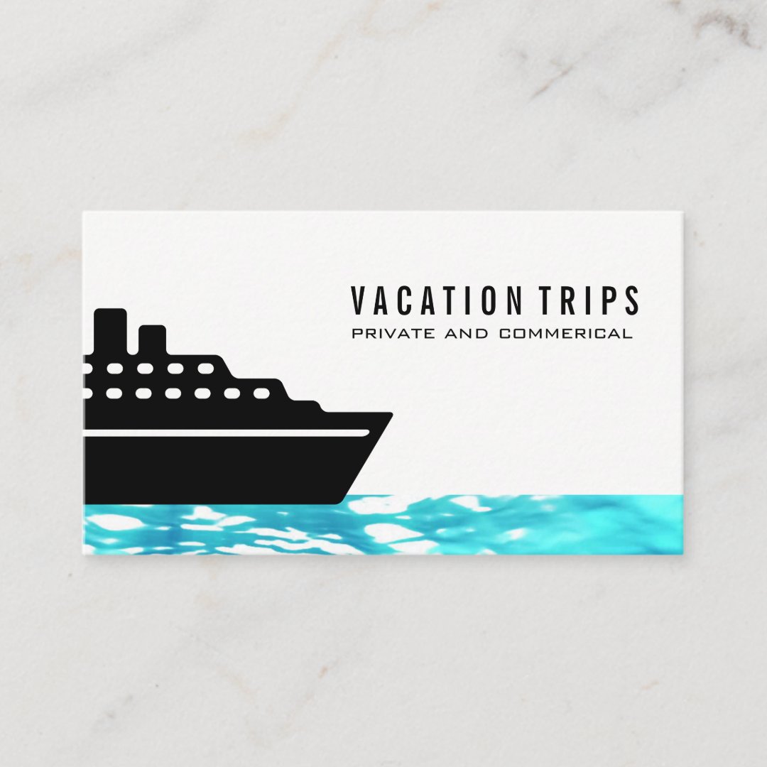 Cruise Ship Business Card | Zazzle