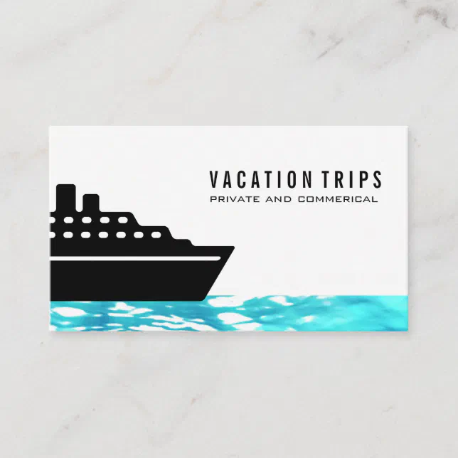 Cruise Ship Business Card | Zazzle