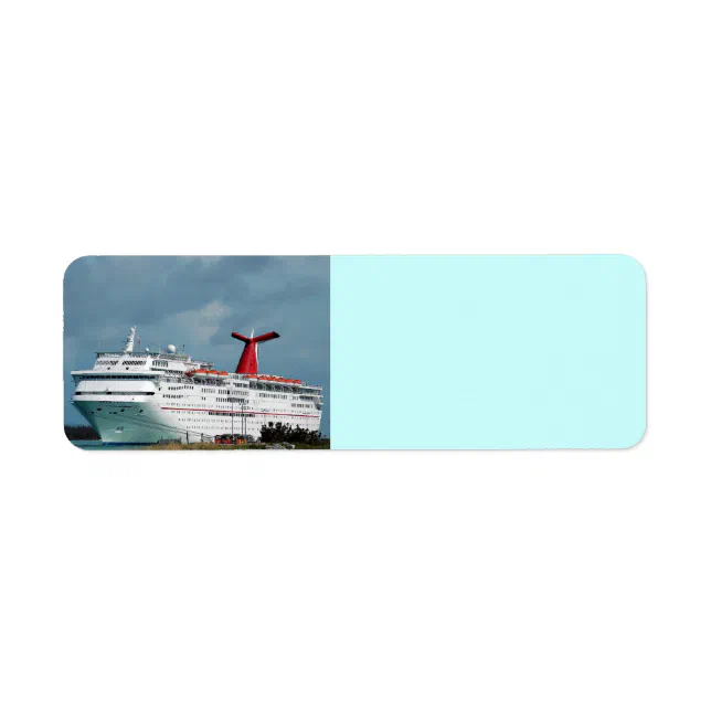 cruise ship label | Zazzle