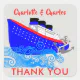 Cruise Ship Nautical Personalized Square Sticker | Zazzle