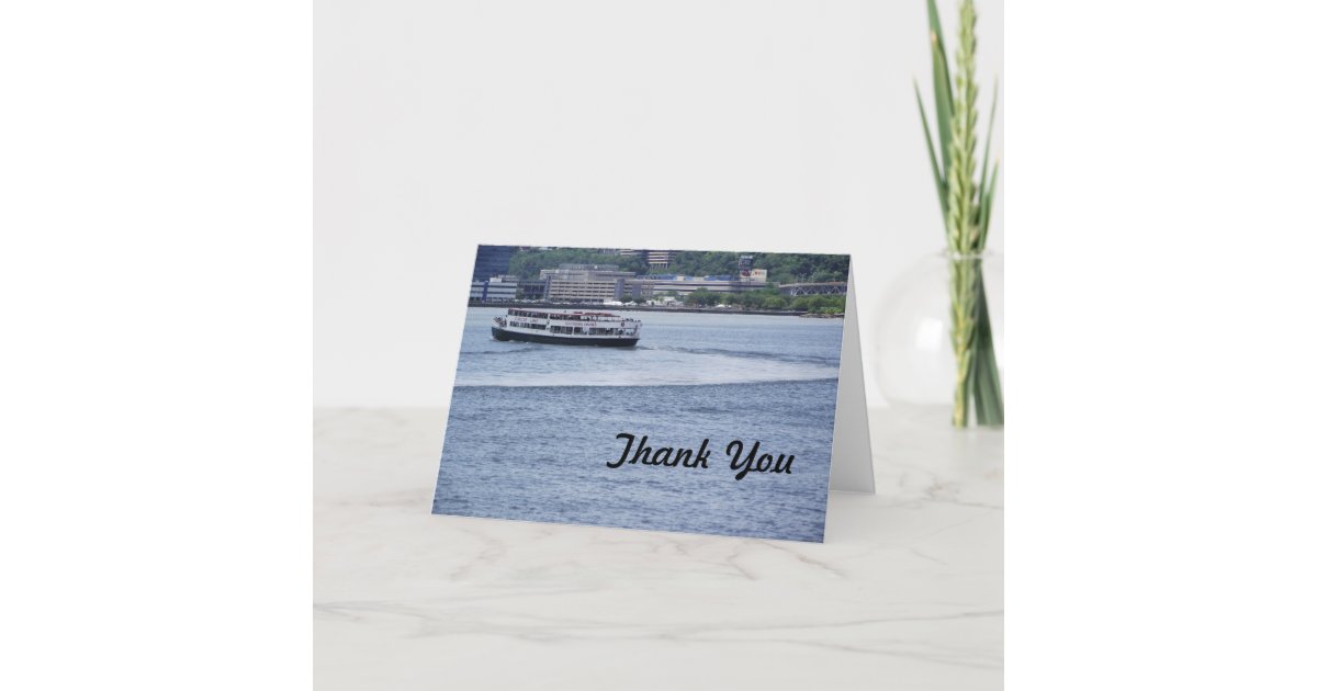 Cruise Ship Thank You Card | Zazzle.com