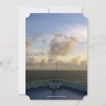 © Cruise Ship Yacht Boat Sunset Party Invitation | Zazzle