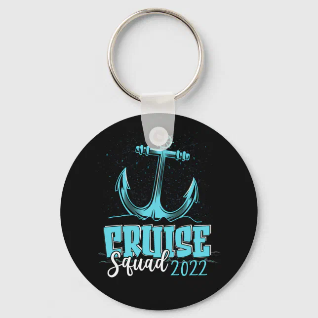 Cruise Squad 2022 Vacation Party Trip Cruise Ship Keychain | Zazzle