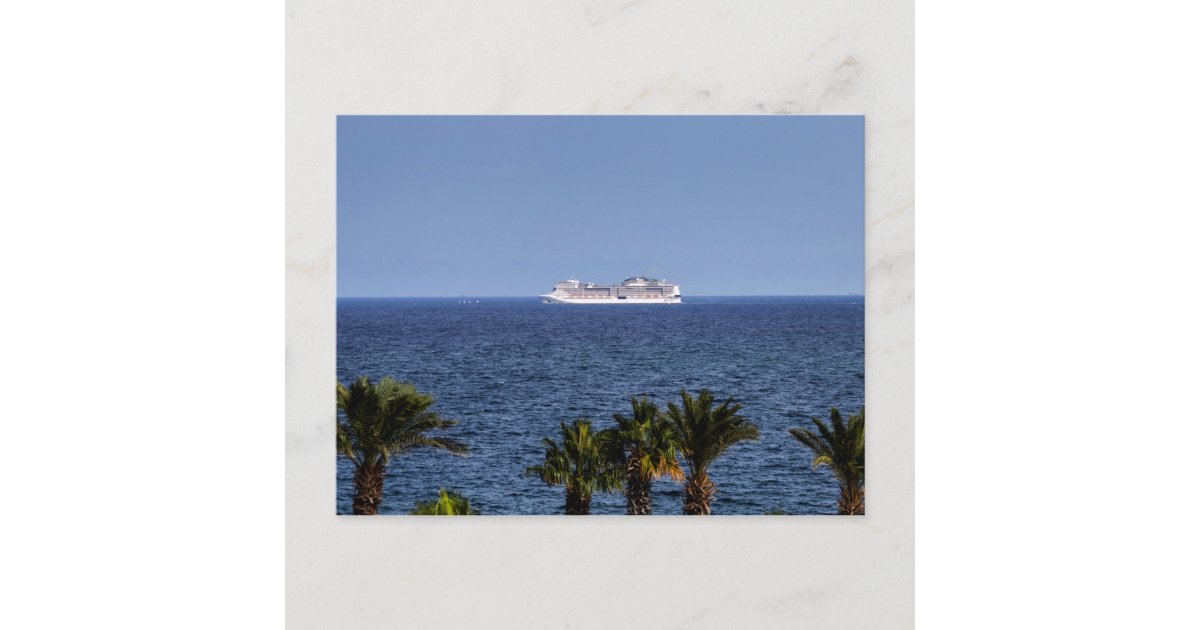 Cruising In The Mediterranean Postcard | Zazzle