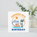 Cruising Into My 50th Birthday Boat Invitation | Zazzle