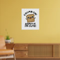 Crumb On Admit It I'm Funny Bread Pun Poster | Zazzle