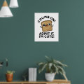 Crumb On Admit It I'm Funny Bread Pun Poster | Zazzle