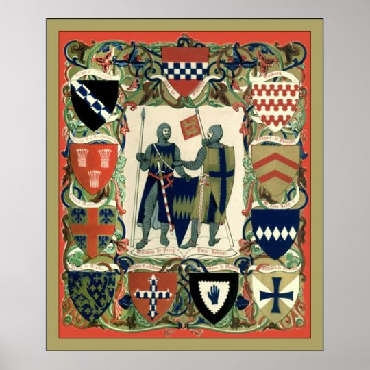 Crusader Knights Poster | Zazzle.com