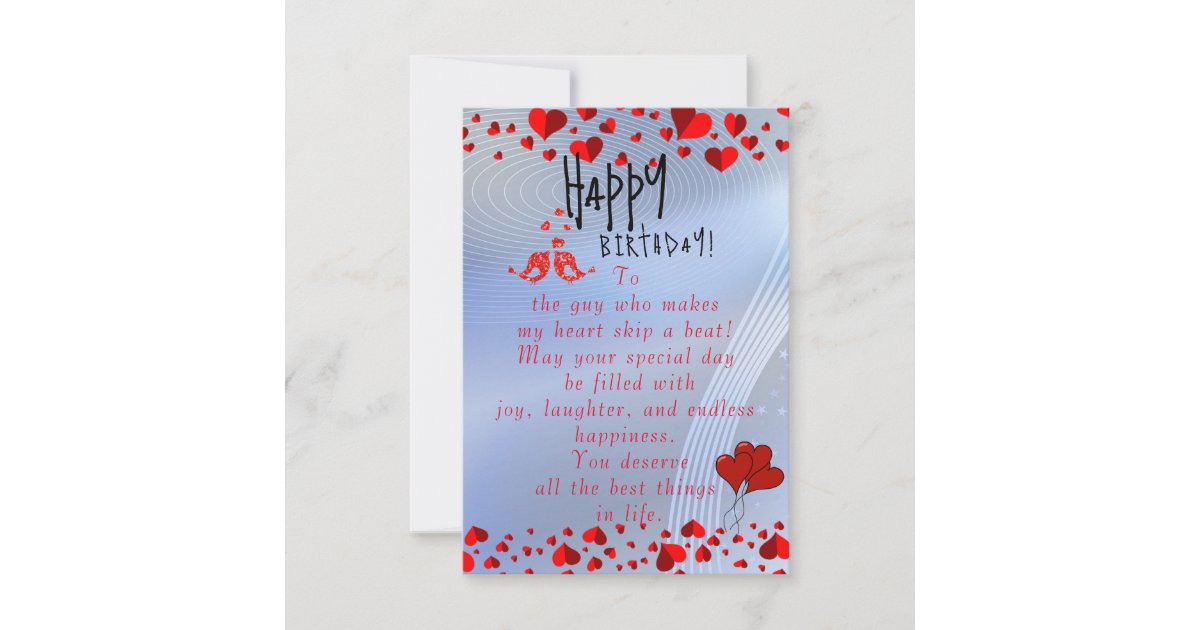 crush birthday card | Zazzle