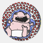 No Cry Babies Classic Round Sticker | Zazzle.com