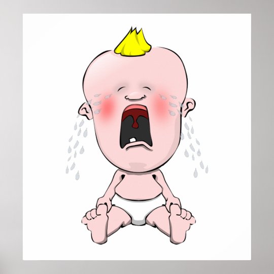 Crying Baby Poster | Zazzle.com