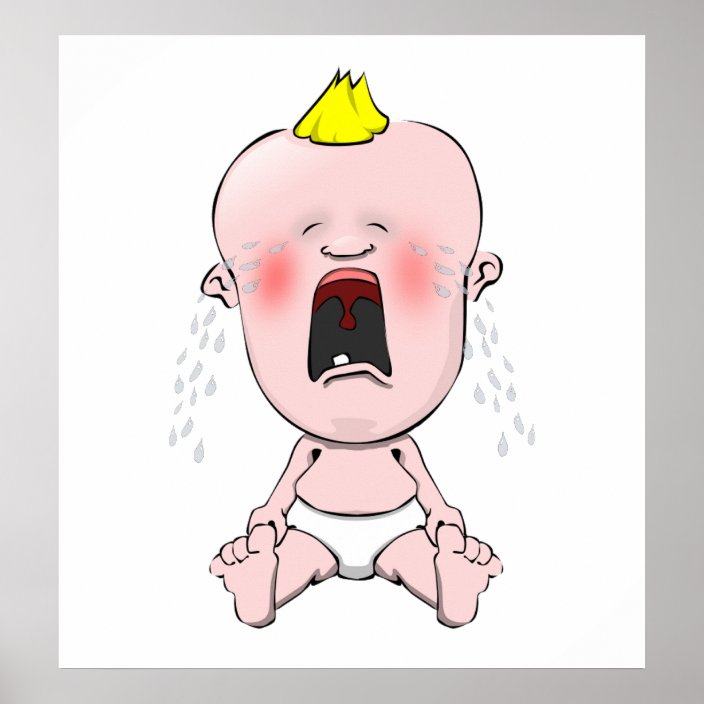 Crying Baby Poster | Zazzle.com
