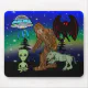 Cryptids, Bigfoot, Sasquatch, Mothman, Alien, UFO Mouse Pad | Zazzle