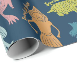 Cryptids Cryptozoology Identification Guide Wrapping Paper | Zazzle