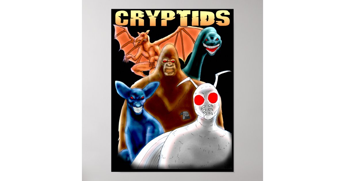 Cryptids Poster | Zazzle